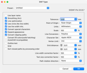 EXDXF-Pro - AI to DXF Converter for Adobe Illustrator