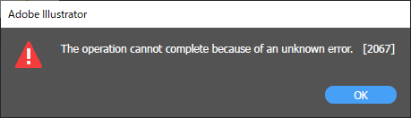 Error message "2067" when reading DXF - Baby Universe Inc.